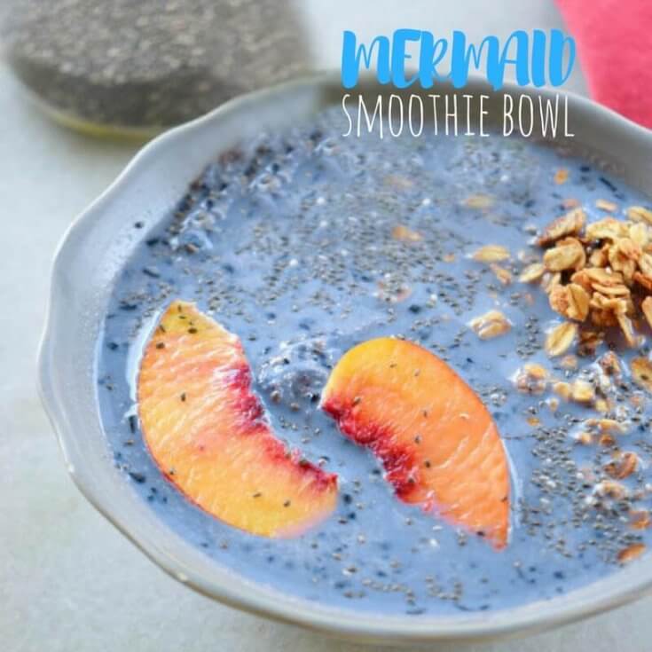 Mermaid Smoothie Bowl (kid-friendly, antioxidant-rich, high protein)